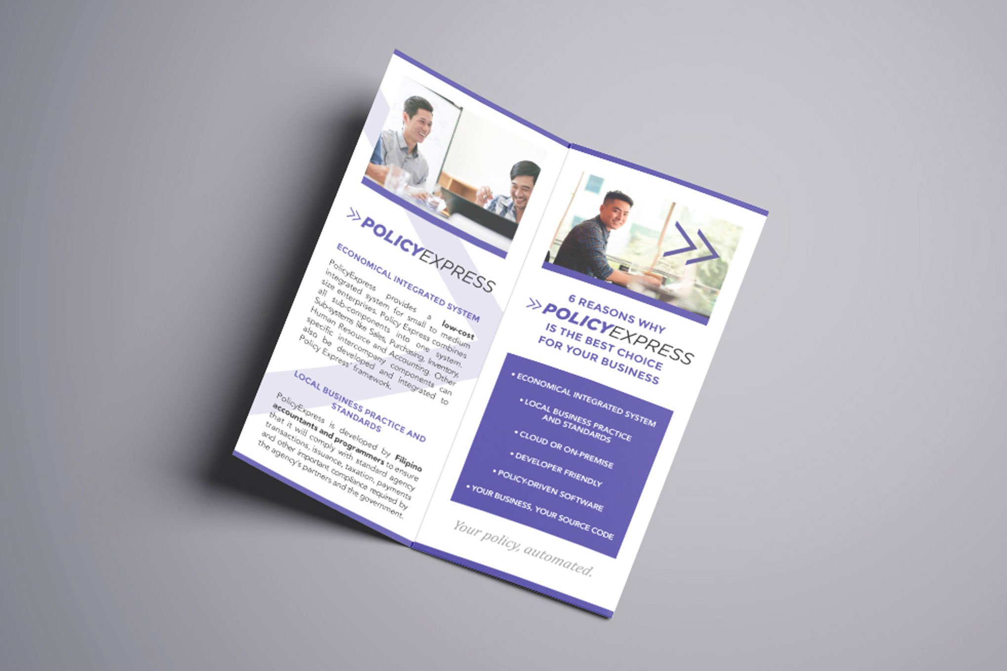 PolicyExpress Tri-Fold Brochure - Francis Roble